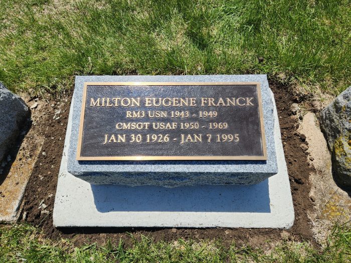 Franck, Milton - Decorah Memorial