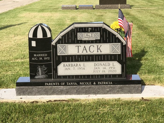Tack, Donald, Barbara - Decorah Memorial